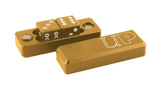 Buy Ultrapro Gravity D6 Gold 2 Dice Set in Canada – Game Shack