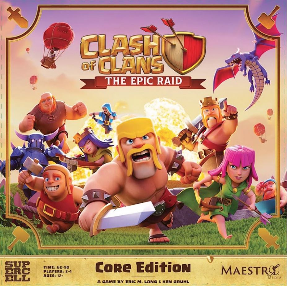 Clash of Clans: The Epic Raid - Board Game – Game Shack