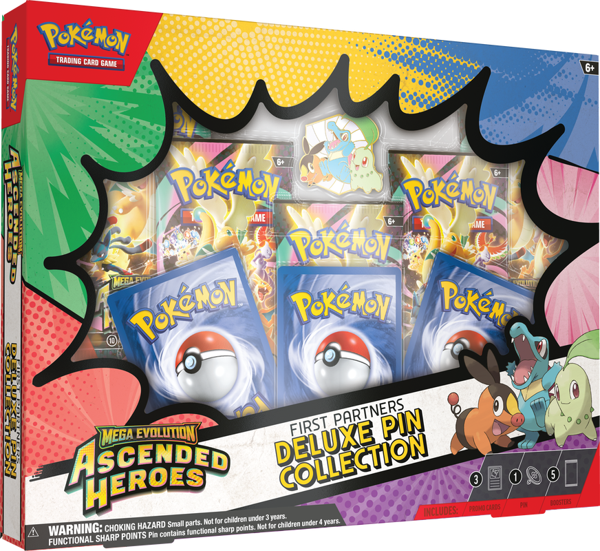 Pokemon ME-2.5 Mega Evolution Ascended Heroes First Partners Deluxe Pi ...